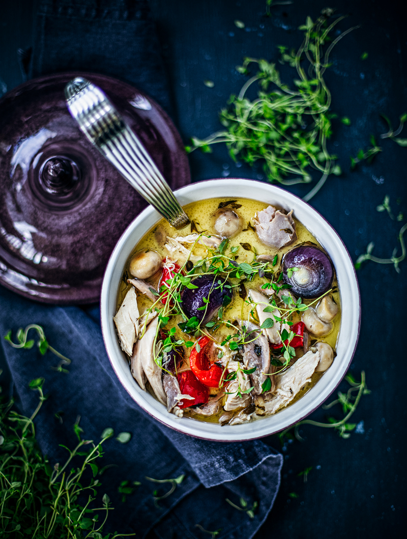 Kycklinggryta med lök och champinjoner | Krii's Kitchen
