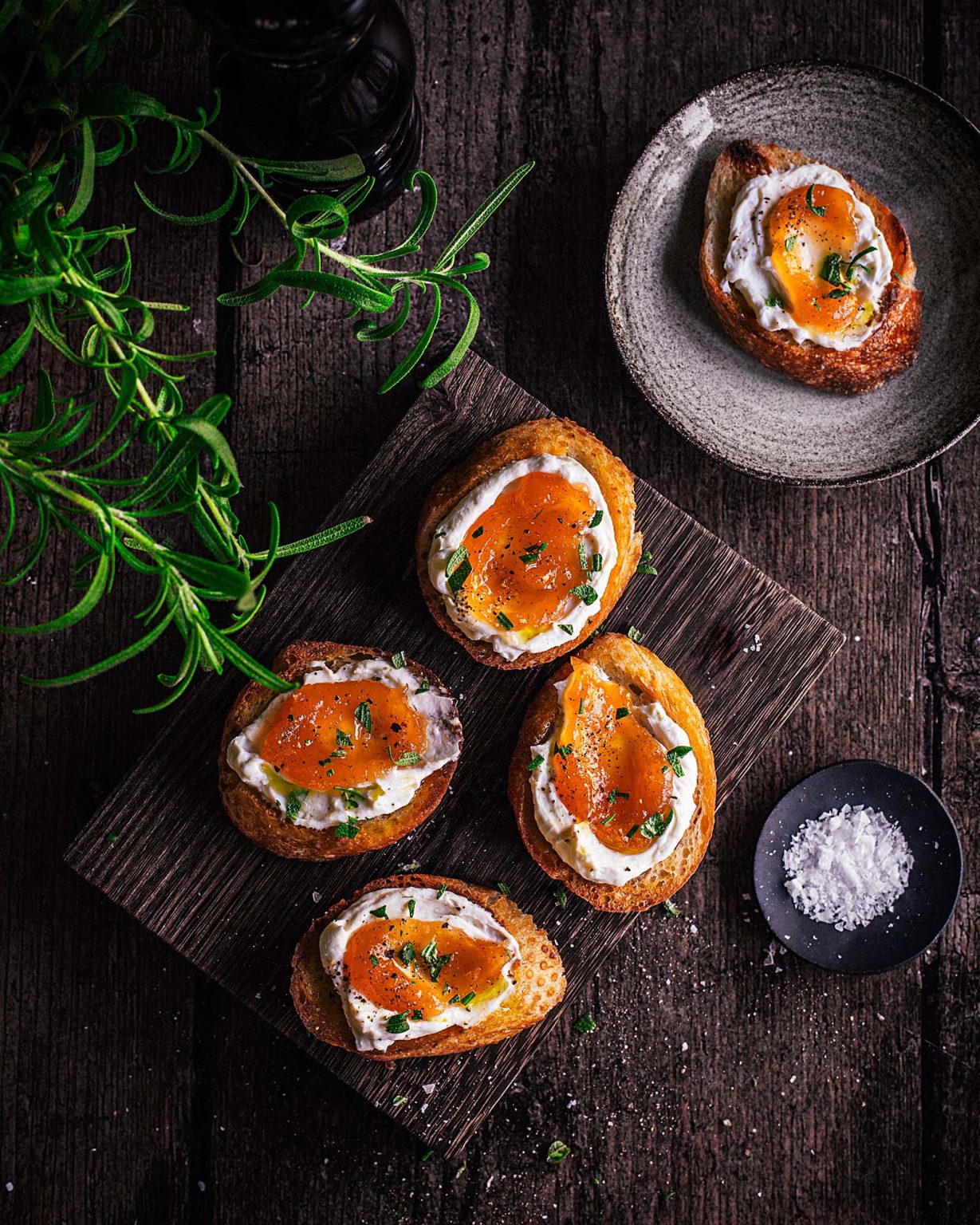 Crostini med getost och kvitten | Krii's Kitchen